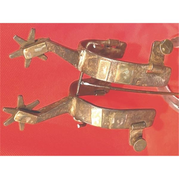 Texas style overlaid spurs