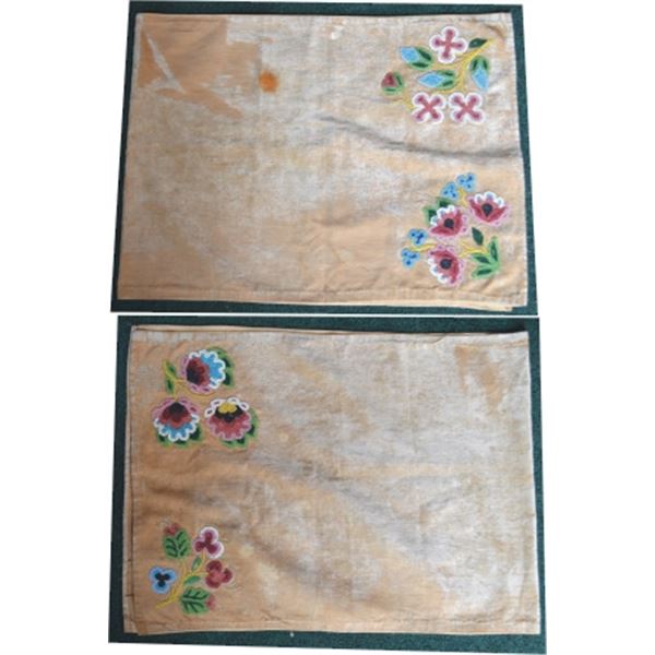 Nez Perce beaded table cover