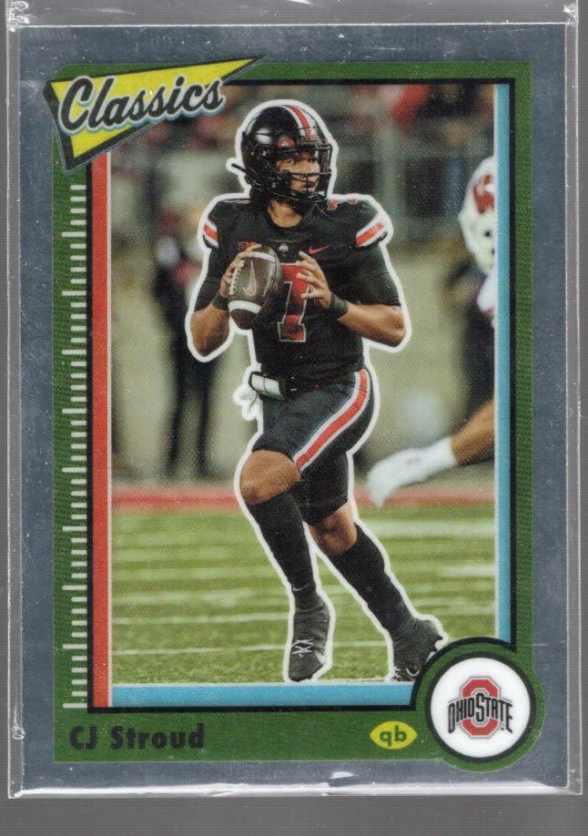 CJ Stroud ROOKIE CARD 2023 Panini Chronicles Classics Draft Picks Card ...