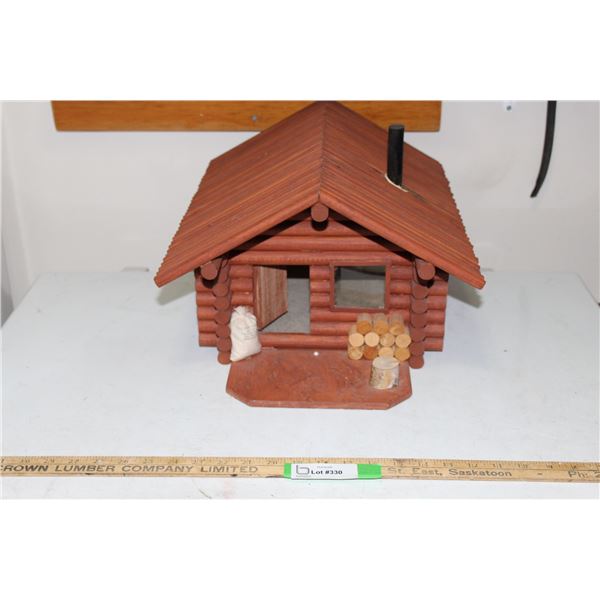 Hand Made Mini Log Cabin Bodnarus Auctioneering