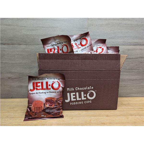 Jell O Milk Chocolate Pudding Cups 99g Lot Of 20
