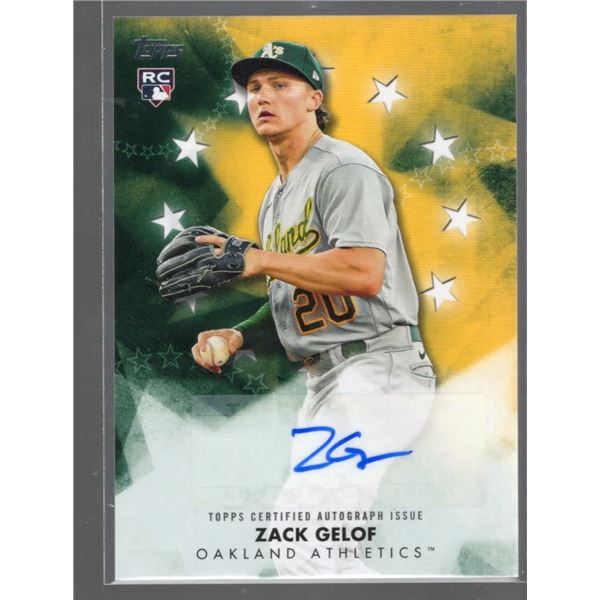 Zack Gelof Rookie Card Auto 2024 Topps Series 1 #BSA-ZG