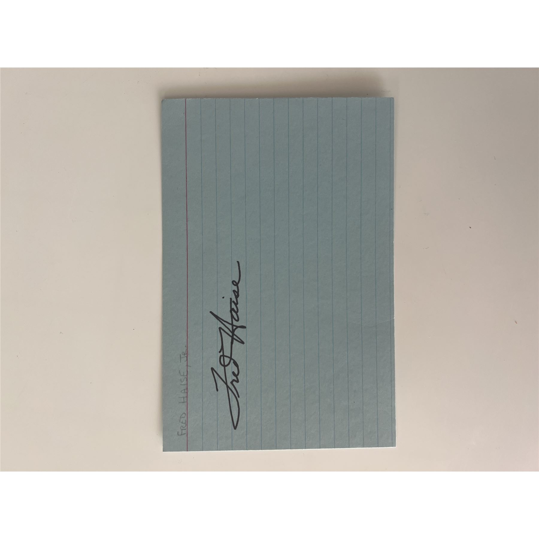 NASA astronaut Fred Haise original signature