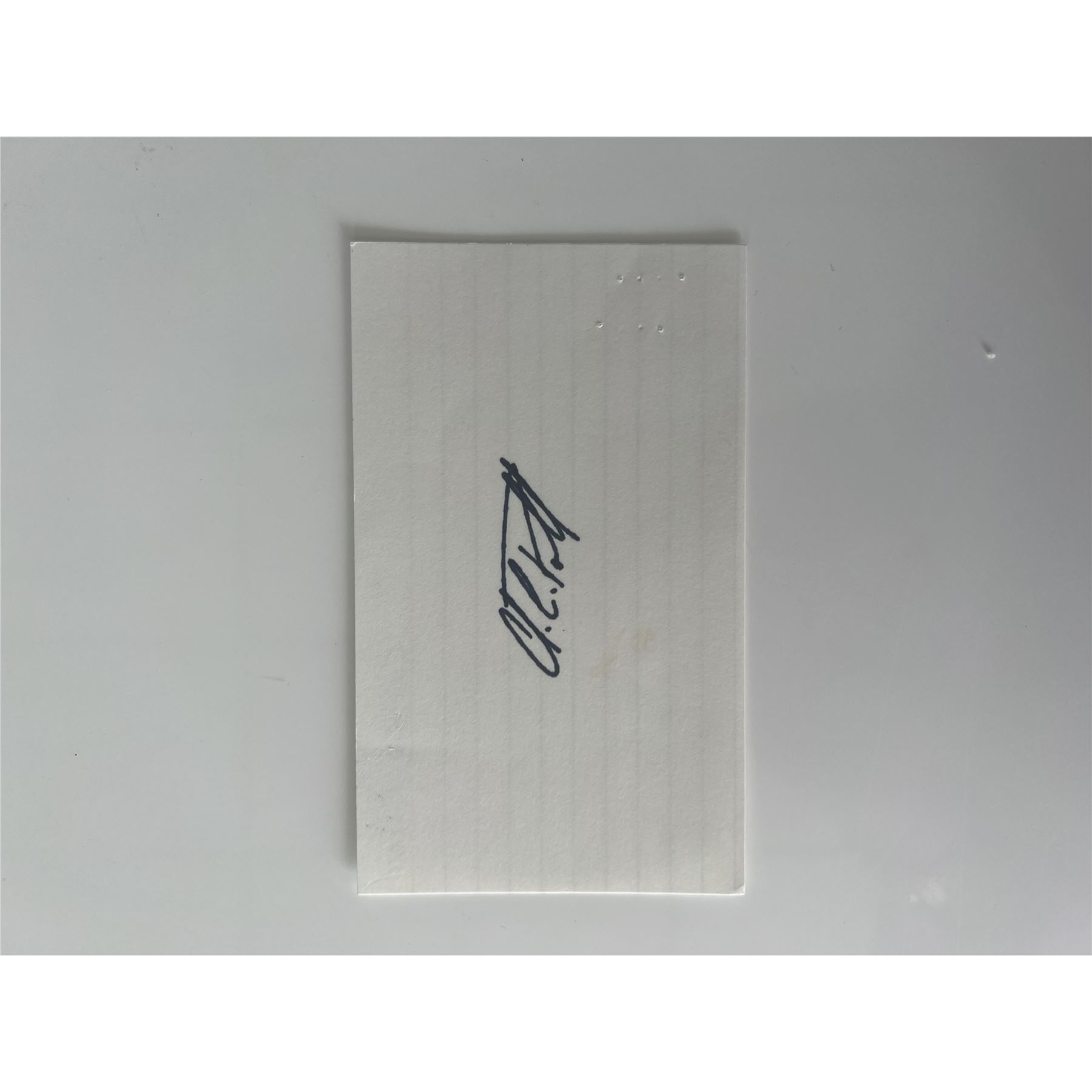 Colin Powell original signature