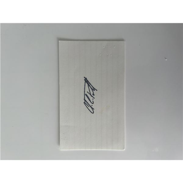 Colin Powell original signature