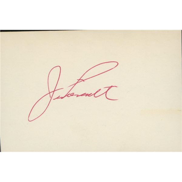 Jimmy Piersall original signature