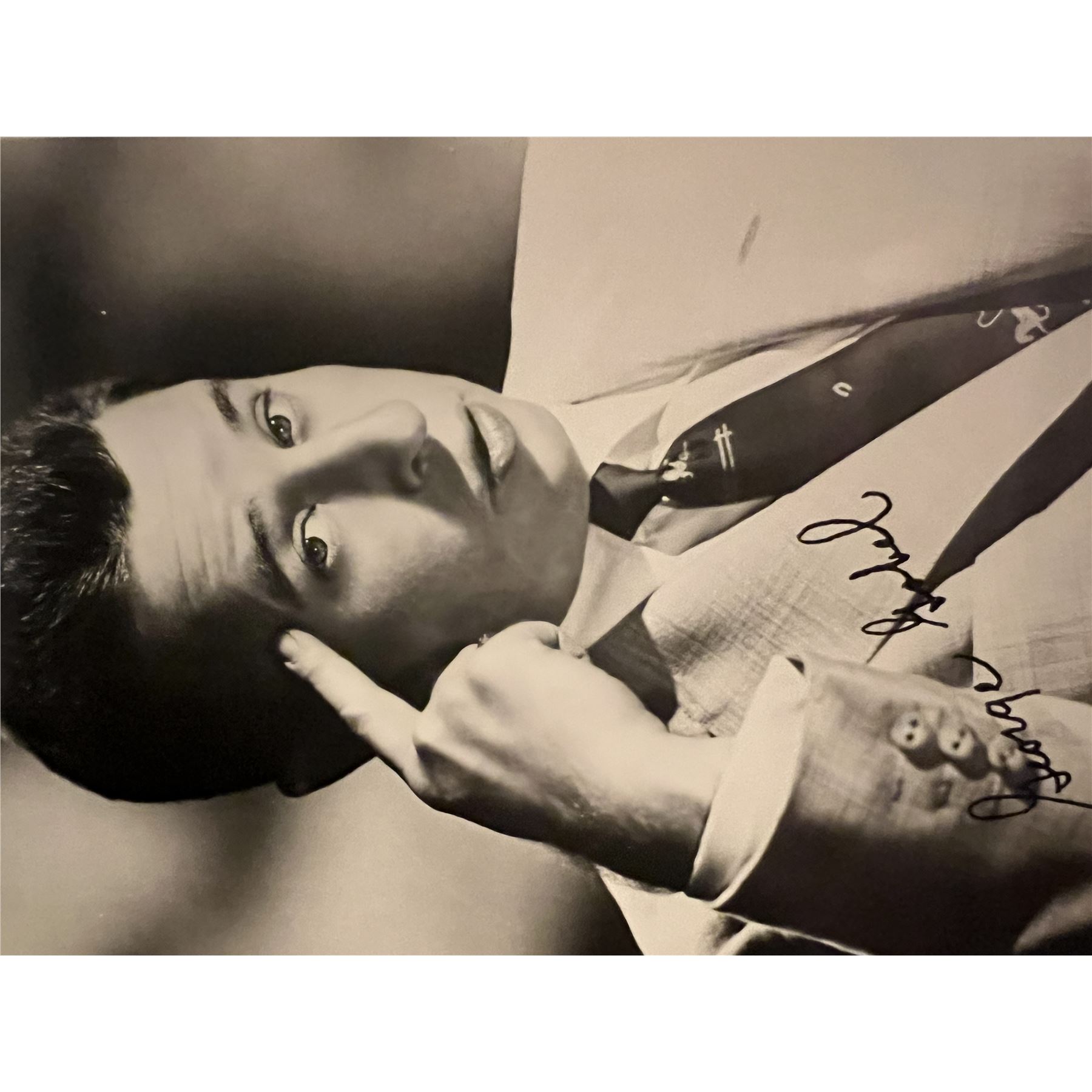 George Gobel facsimile signed photo. 5x7 inches