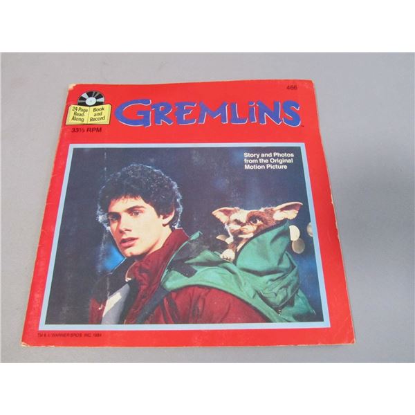 Vintage vinyl record book, Gremlins Vintage vinyl record book, Gremlins