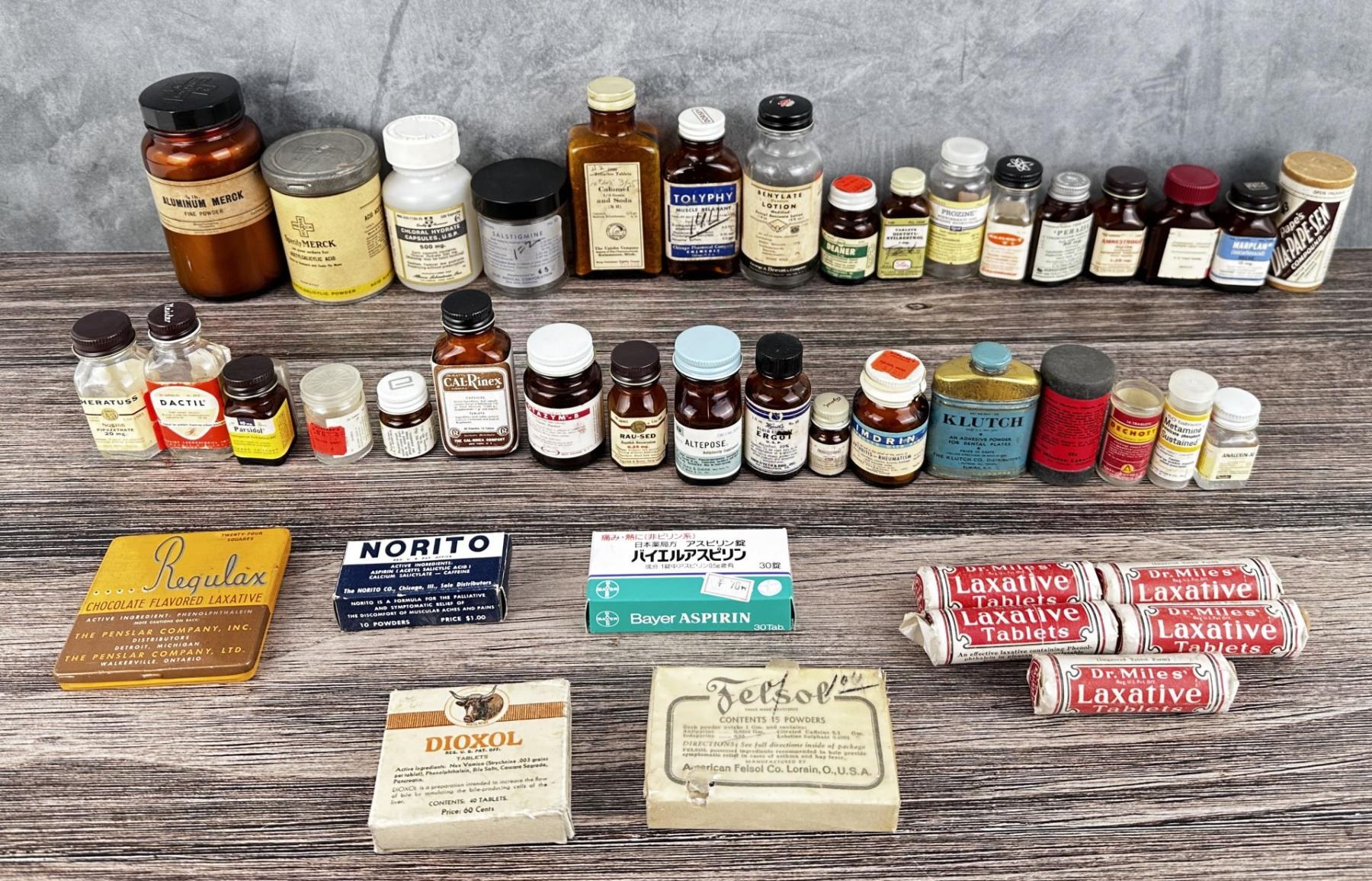 Antique Pharmacy Apothecary Bottles