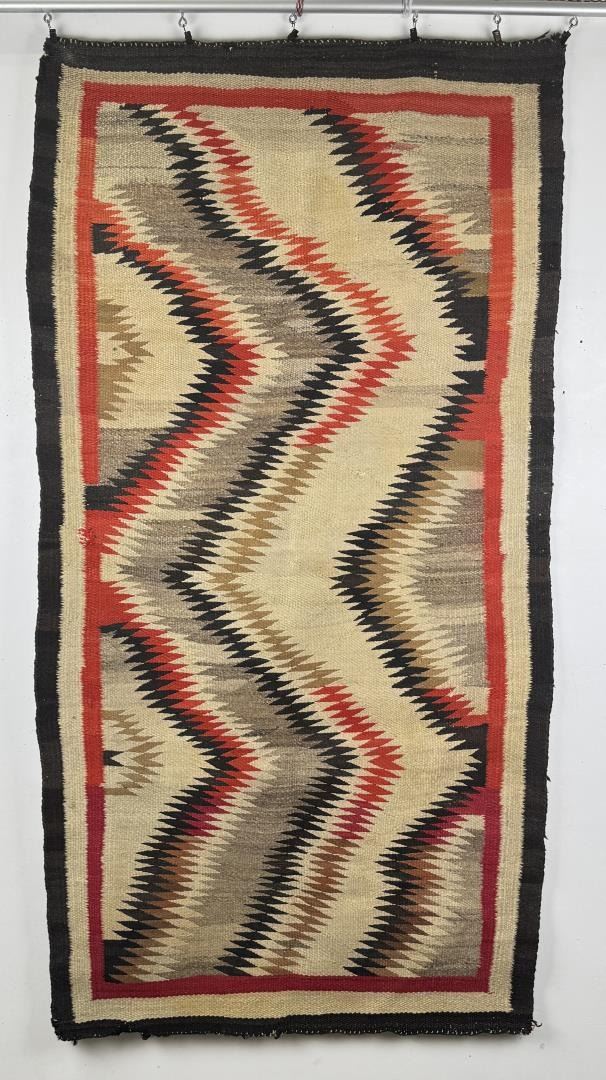 Navajo Indian Blanket Rug Eye Dazzler