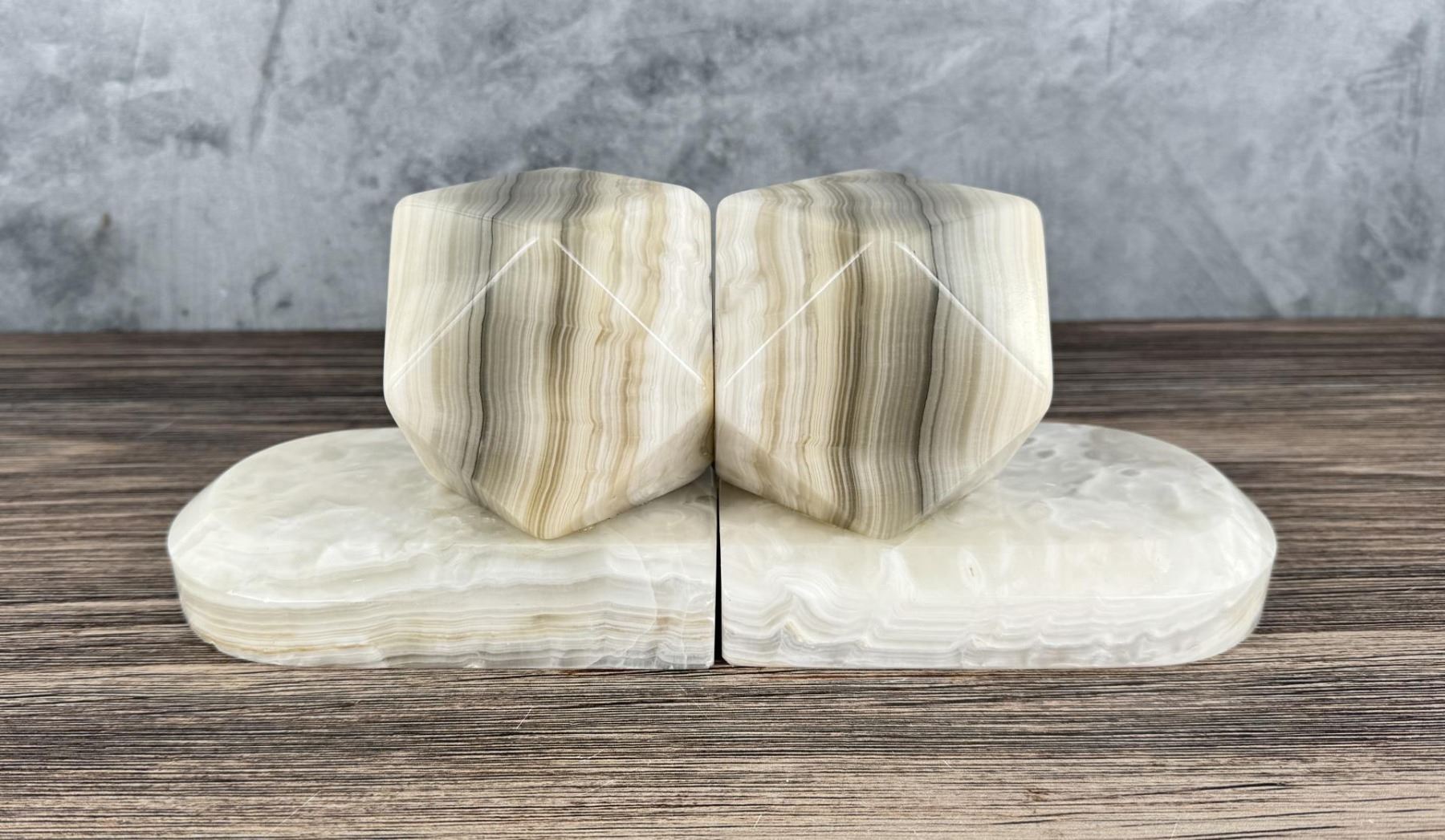 Mexican Lace Onyx Bookends