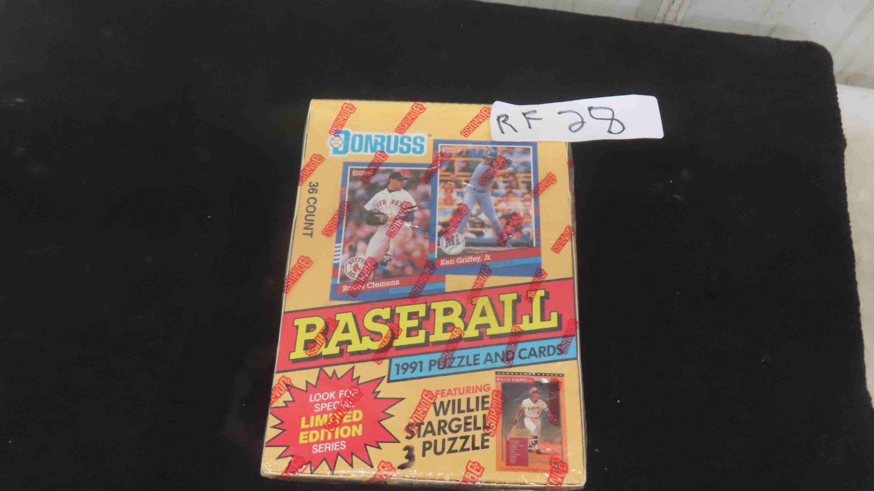 Sealed 1991 Donruss Series 1 And 2 Baseball Puzzles And Cards