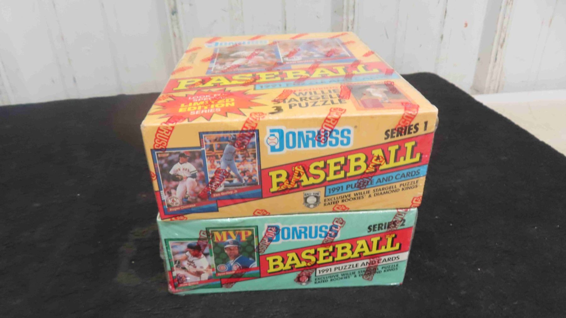 Sealed 1991 Donruss Series 1 And 2 Baseball Puzzles And Cards