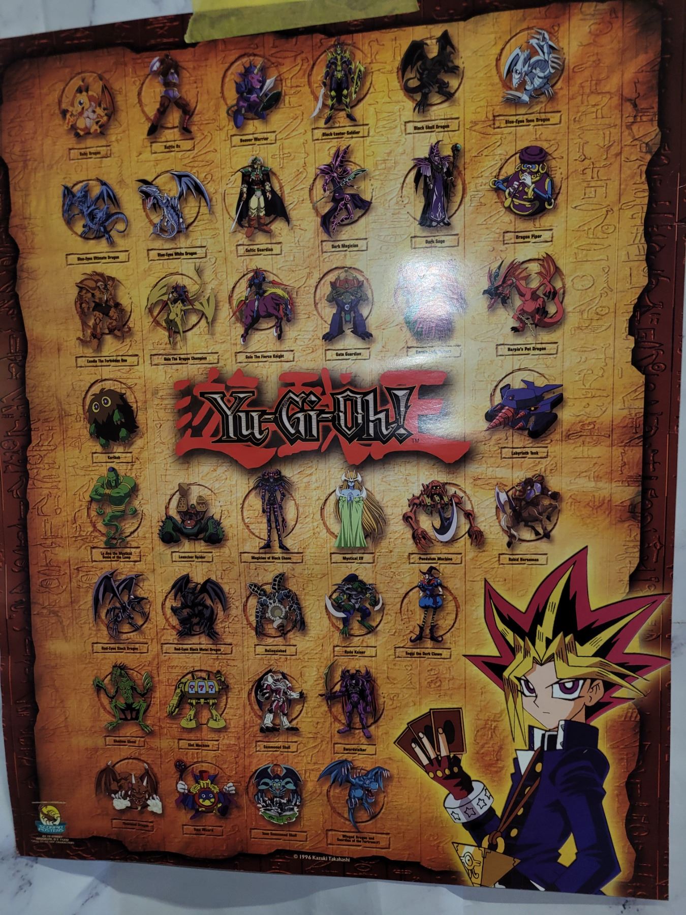 Vintage Yu-Gi-Oh! Poster