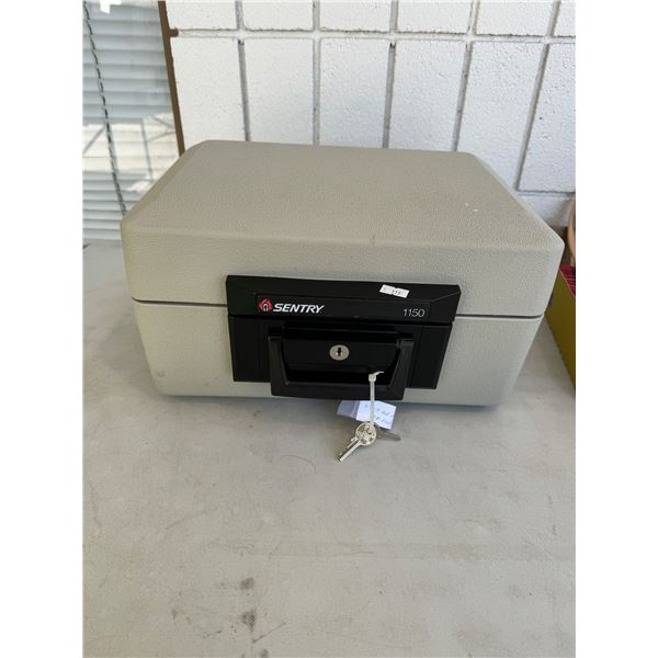 Sentry safe with keys