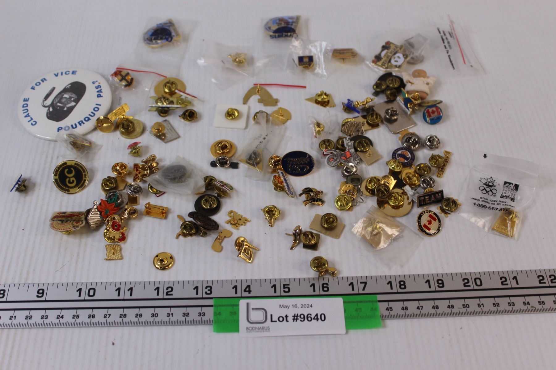 100+ Collector Pins: Various Themes - Bodnarus Auctioneering