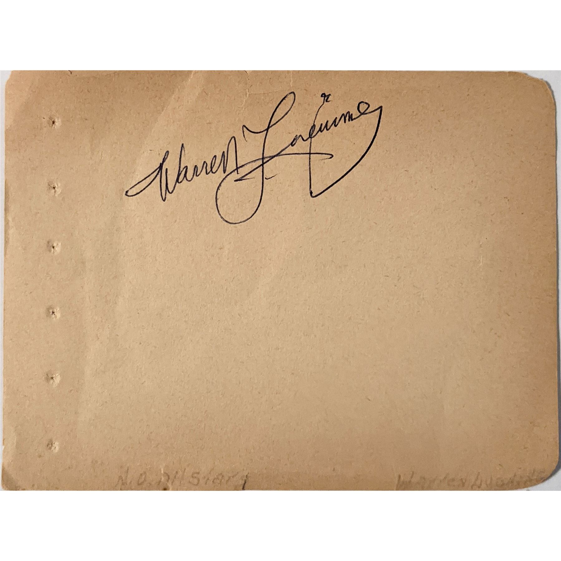 Trumpeter Warren Luening Signature Cut