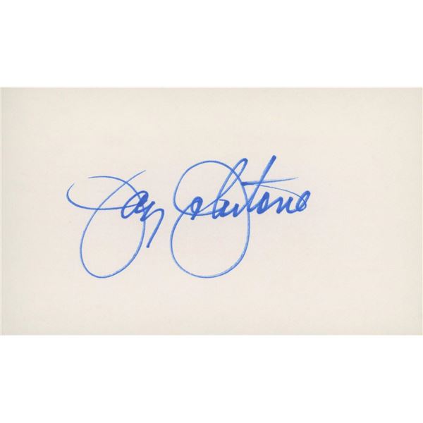 Jay Johnstone original signature