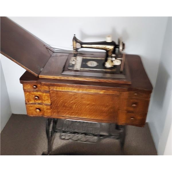 Franklin cabinet style treadle sewing machine