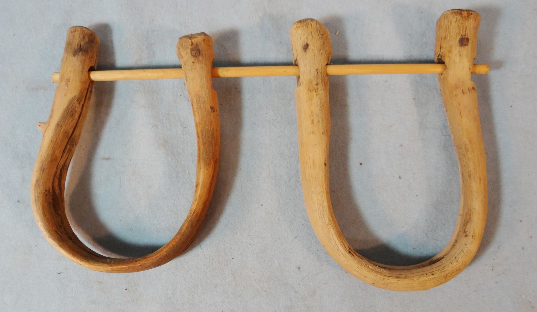 Set of goat harness yokes, 7" yokes