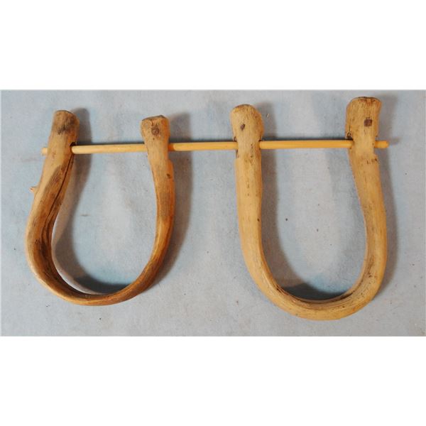 Set of goat harness yokes, 7" yokes