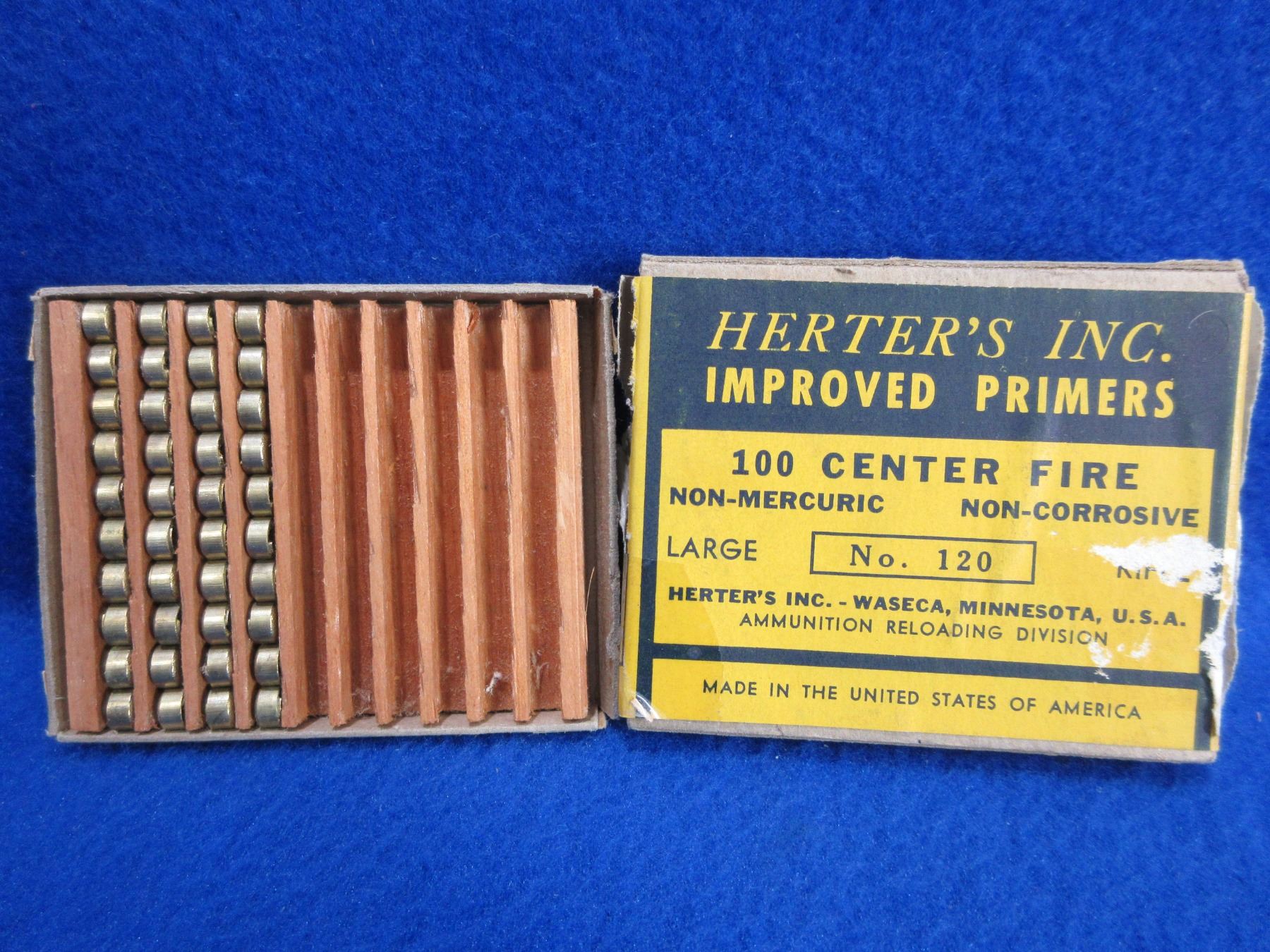 Collector Primers - Herter's No. 120 Large Rifle Primers