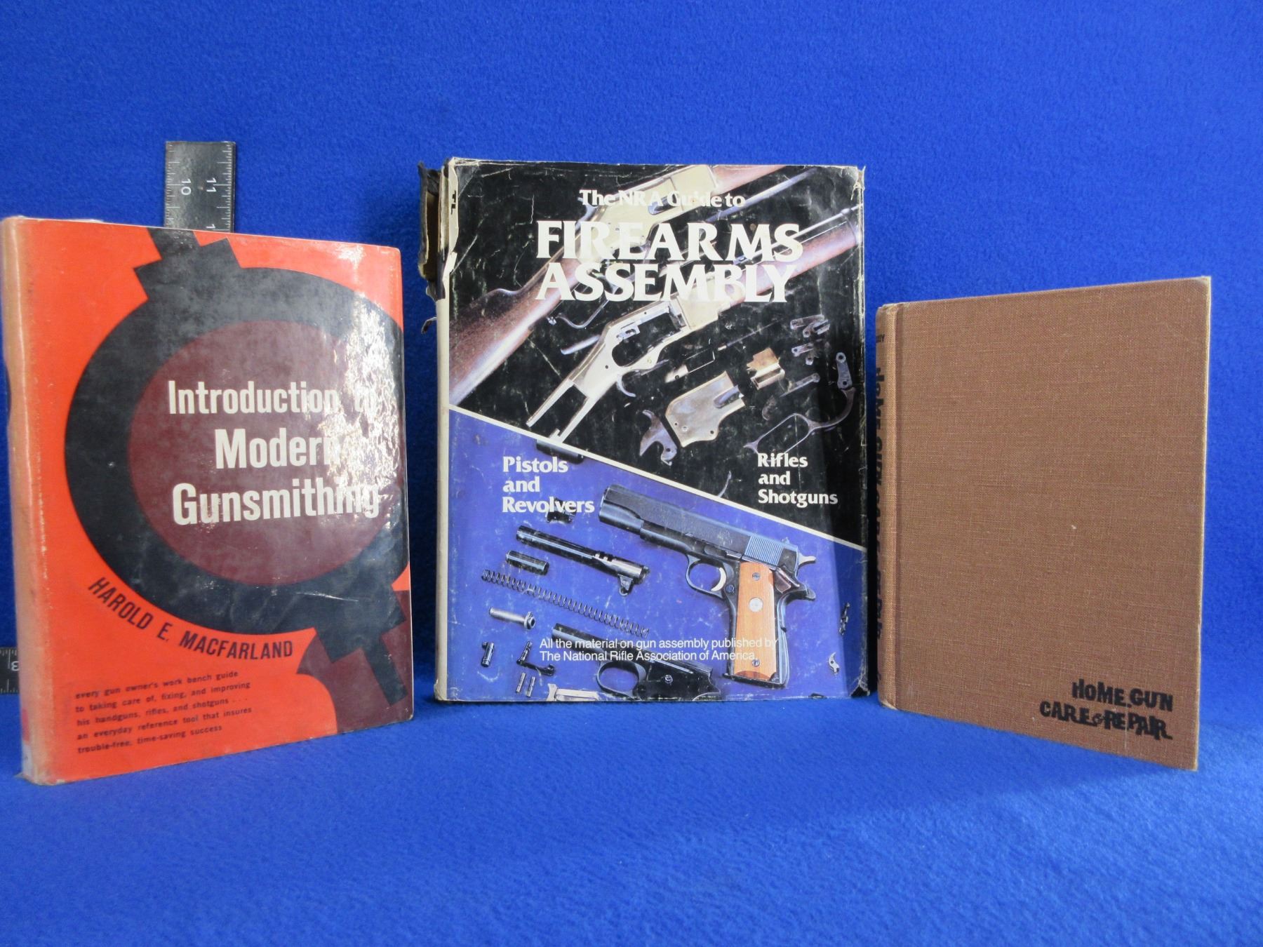 3 Books - Firearms Assembly, Modern Gunsmithing, Home Gun Care & Repair