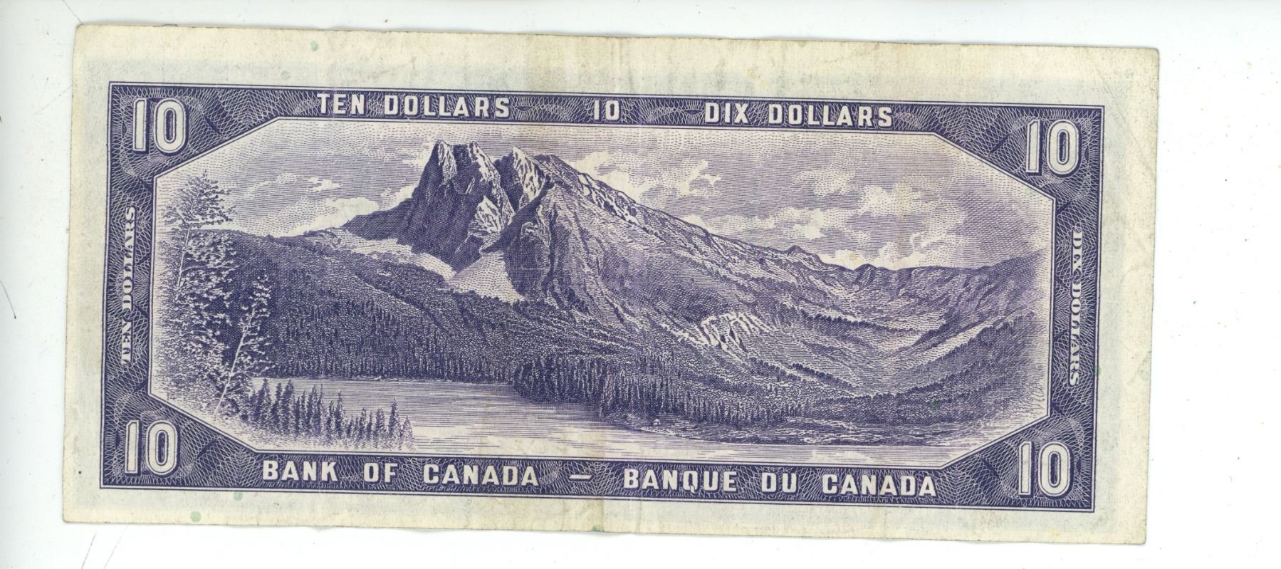 1954 Canadian "Devil's face" 10 dollar bill - Beattie/Coyne - G/D 6365137 - Schmalz Auctions