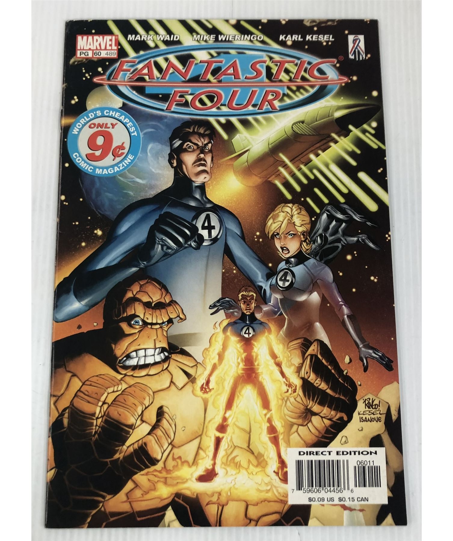 Marvel Comics Fantastic Four 9 Cent Comic No. 60 (489)