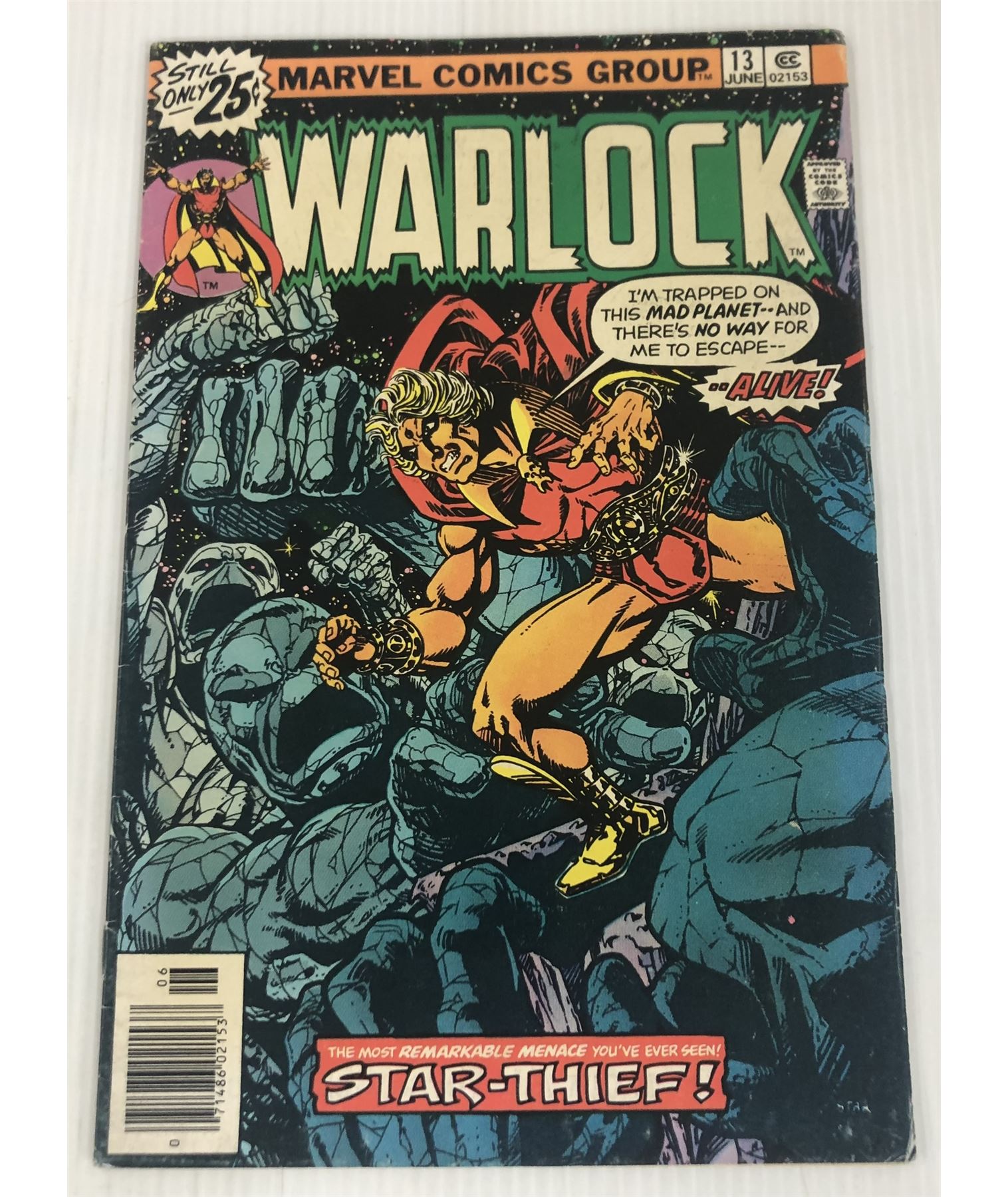 Marvel Comics Warlock 25 Cent Comic No. 13