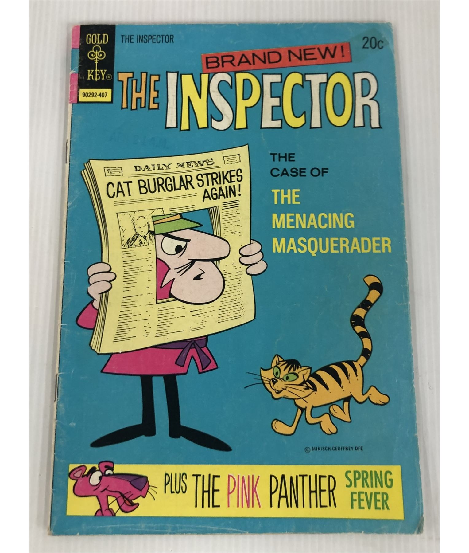 Gold Key Comics The Inspector The Case Of The Menacing Masquerader Plus ...