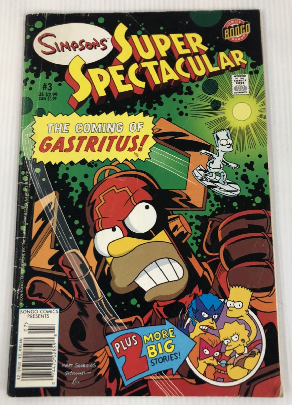 Bongo Comics Simpson's Super Spectacular Comic No. 3