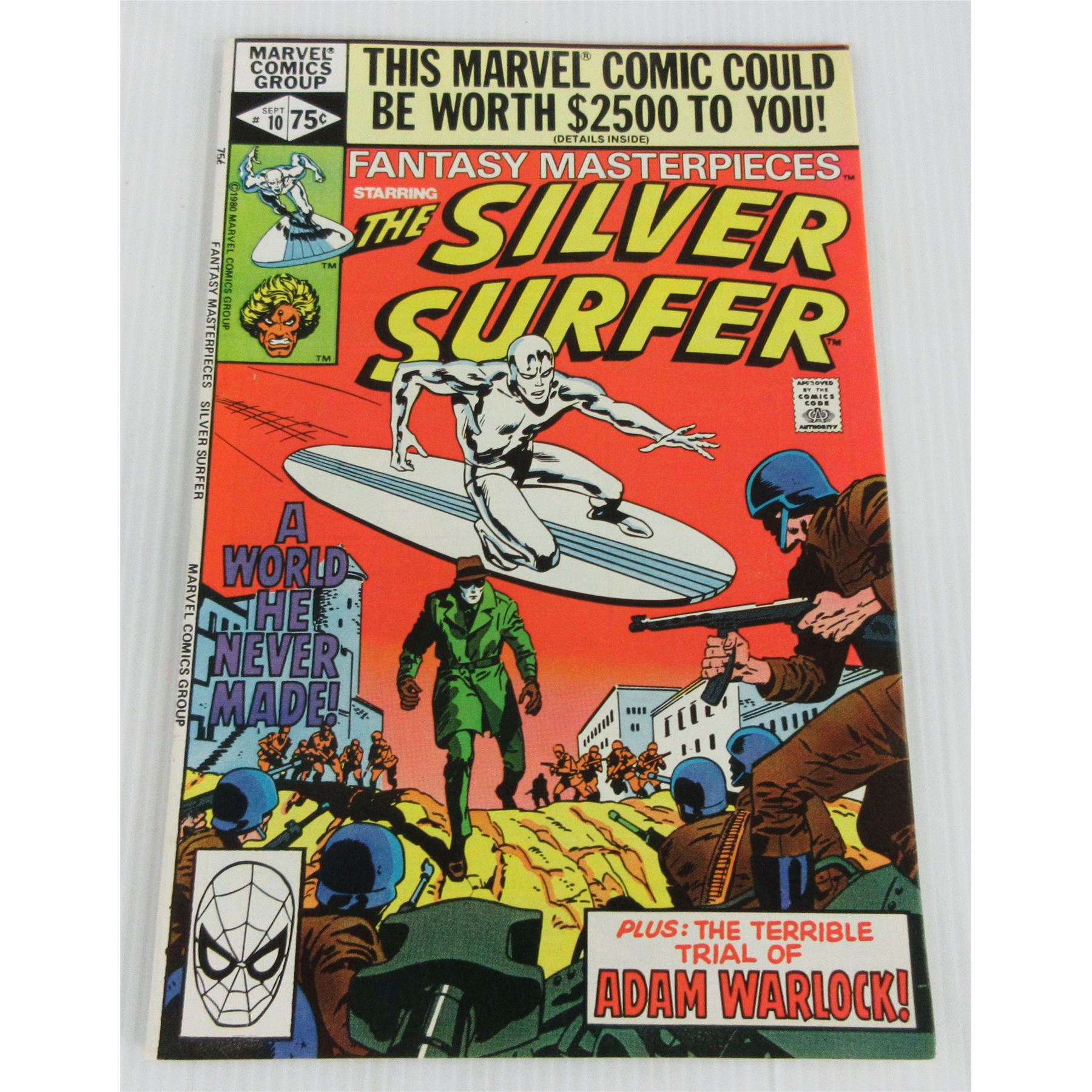 Marvel Comics Fantasy Masterpieces The Silver Surfer Comic No. 10