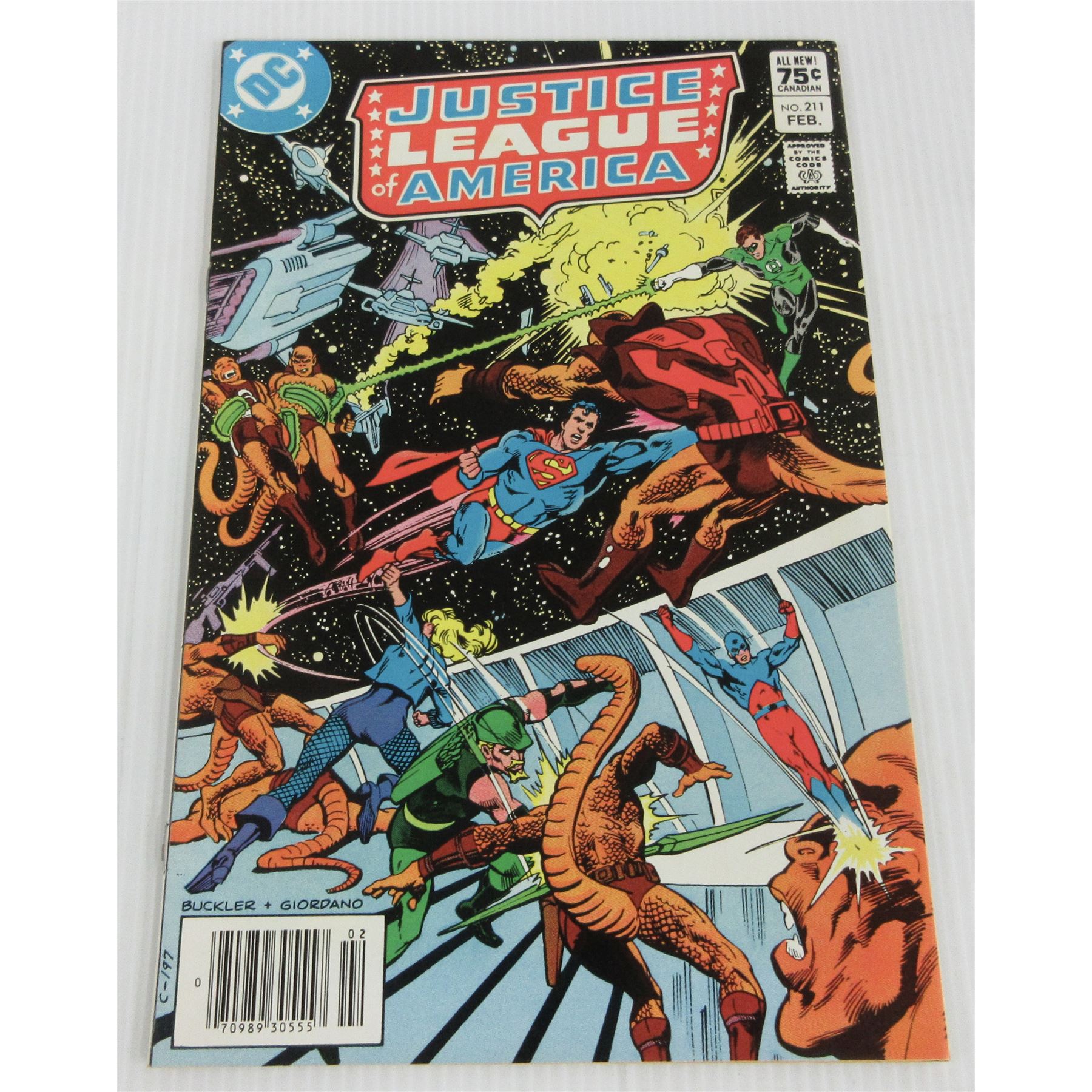DC Comics Justice League of America 75 Cent Comic No. 211