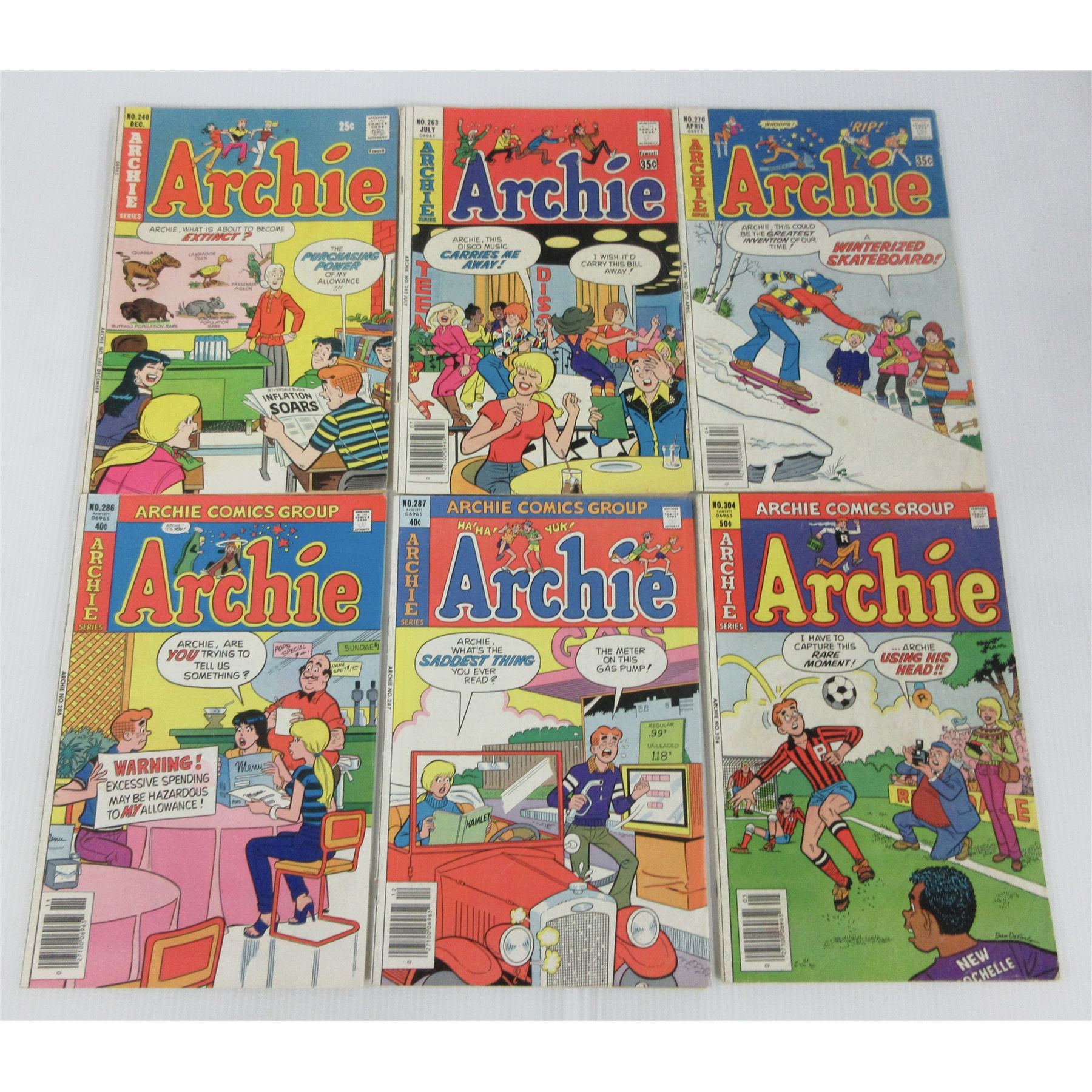 Archie Series Comics Archie Comic Lot of 6