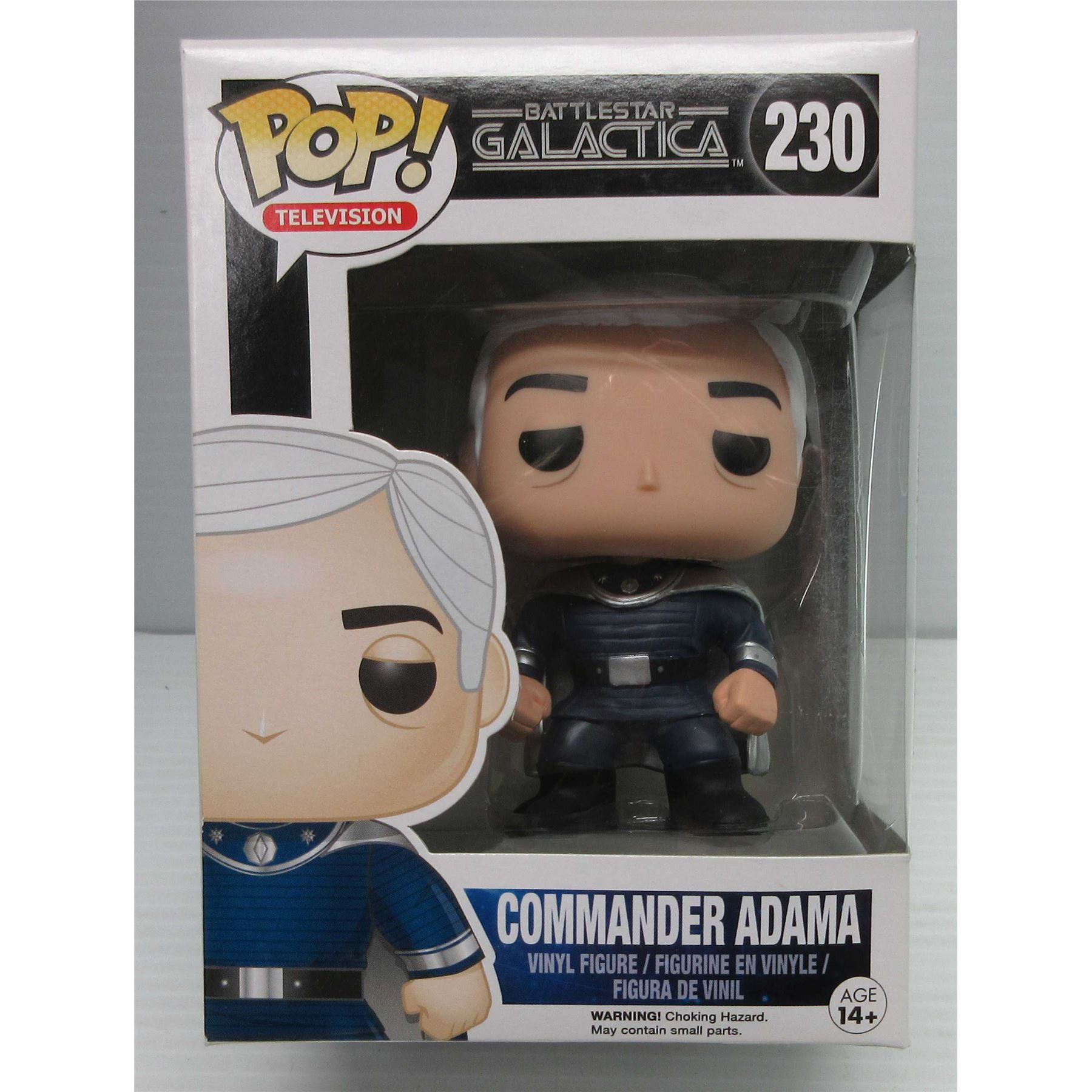 Funko Pop! Television Battlestar Galactica Figure No. 230 Commander Adama