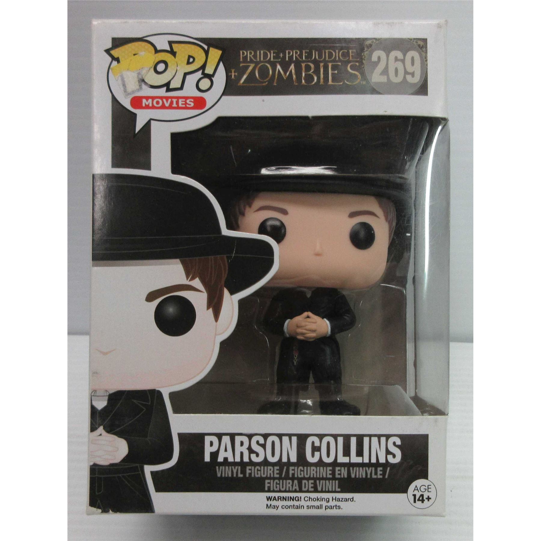 Funko Pop! Movies Pride and Prejudice Zombies Figure No. 269 Parson Collins