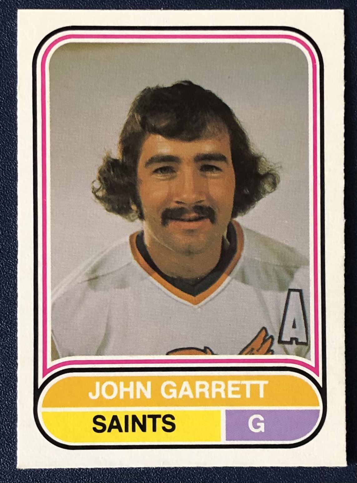 1975-76 O-PEE-CHEE JOHN GARRETT ROOKIE CARD