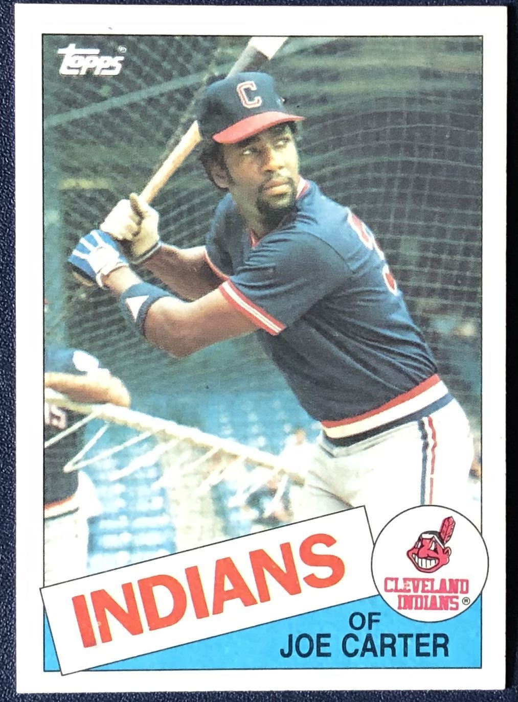 1985 TOPPS JOE CARTER ROOKIE CARD