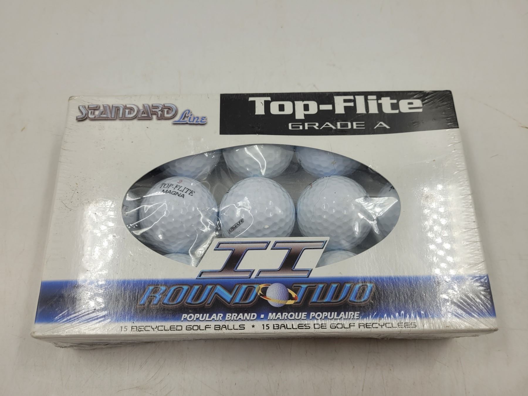15 Top Flite Grade-A Recycled Golf Balls
