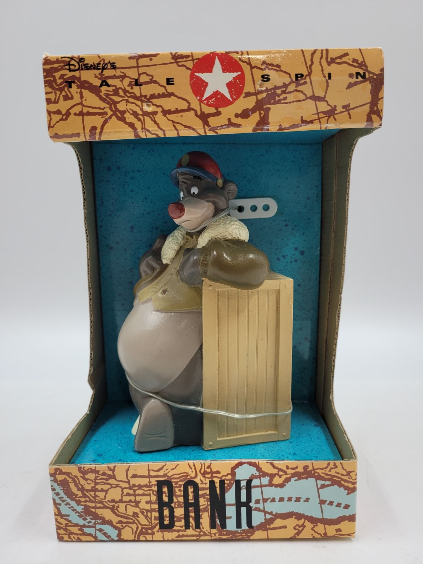 Disney Baloo Bank Tale Spin Jungle Book Bear