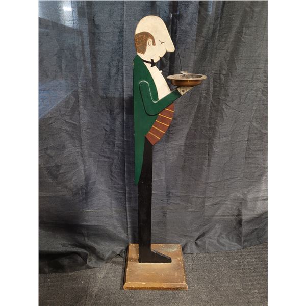 Wooden Butler Cigar Smoking Stand