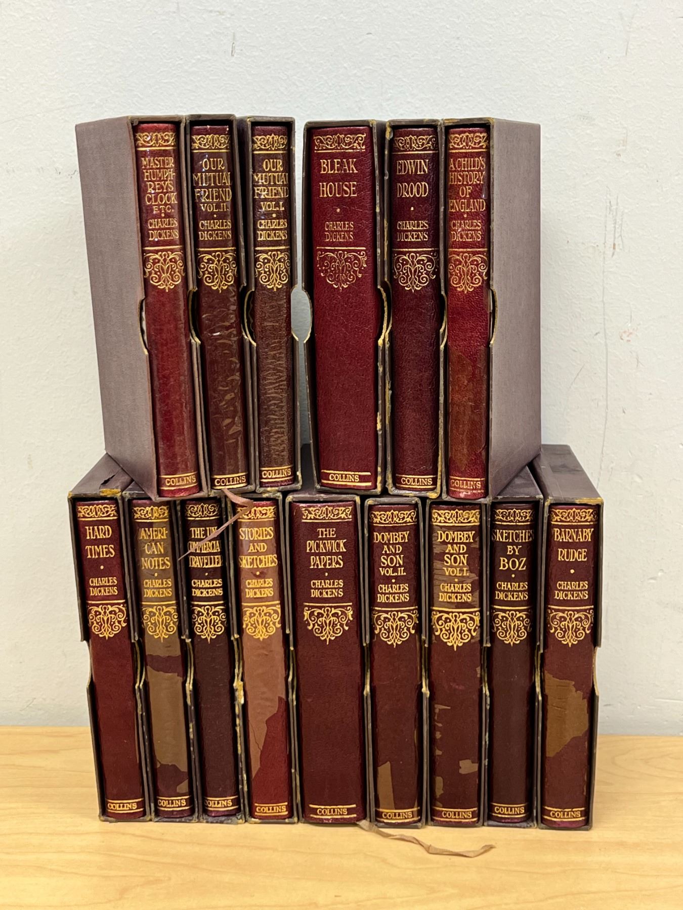 Vintage Charles Dickens Book Collection - see all photos for details