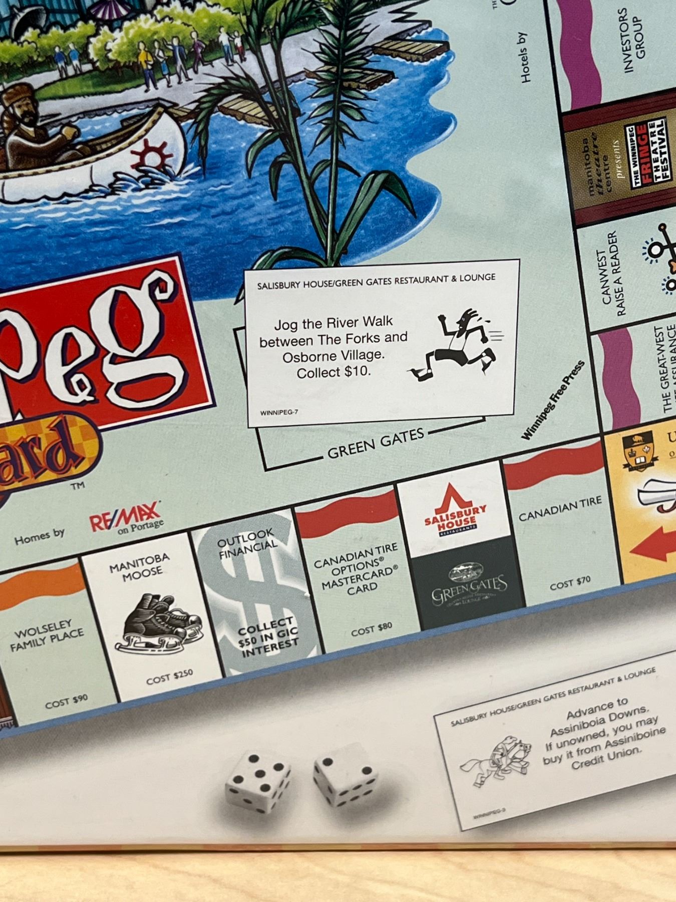 New Sealed Winnipeg On Board Monopoly Style Board Game - see photos