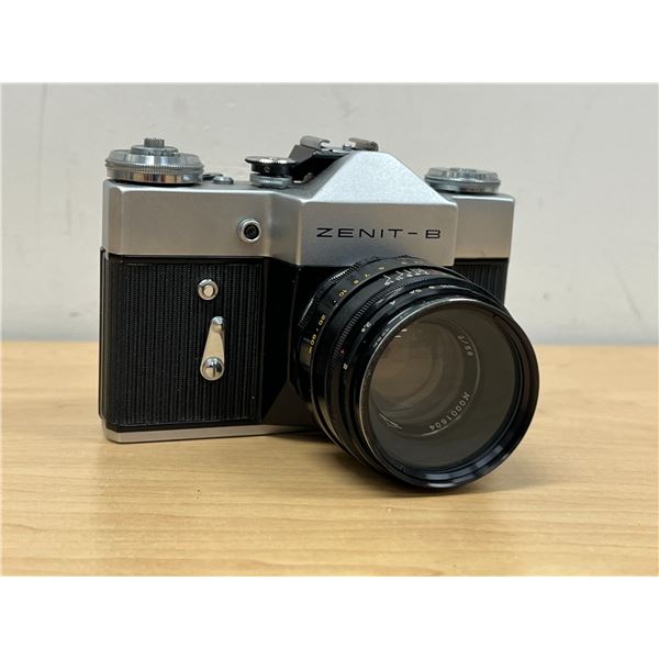 Vintage Zenit-B Film Camera Helios Lens as pictured - not tested