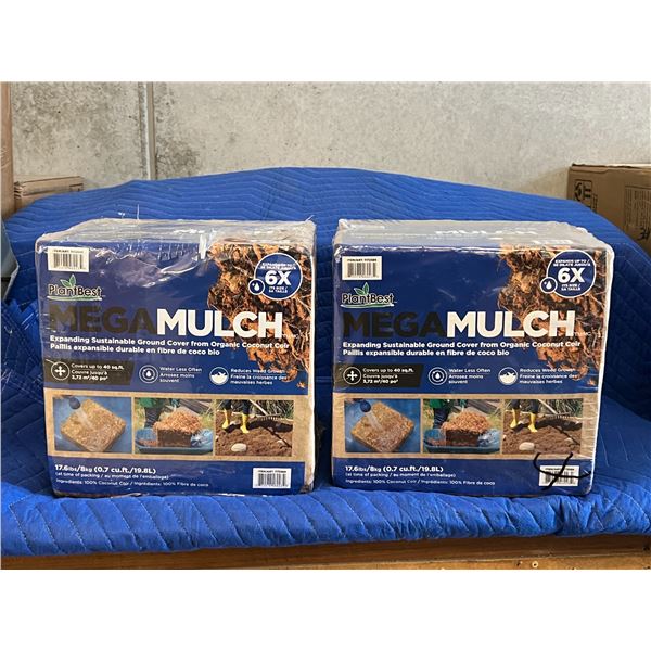2 Mega Mulch From Coconut Coir - see photos for details