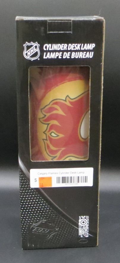 Calgary Flames Cylinder Desk Lamp