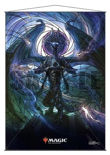 MTG Stained Glass Planeswalkers Wall Scroll Nicol Bolas