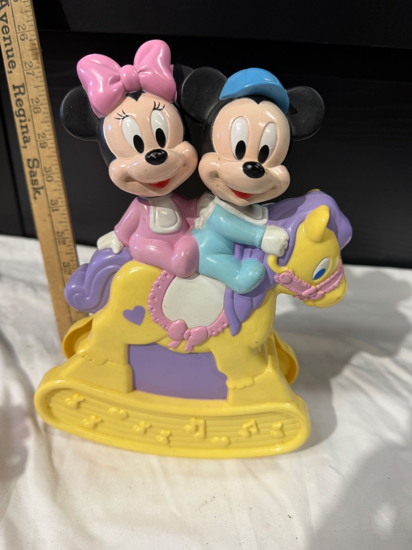Vintage musical Disney rocking toy