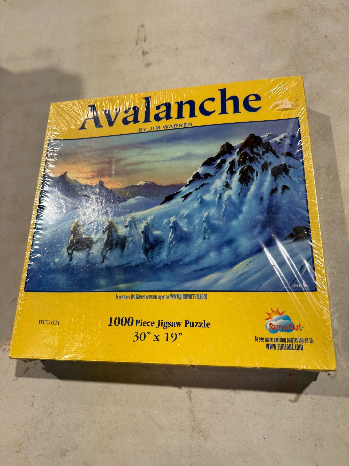 New sealed 1000 pc puzzle